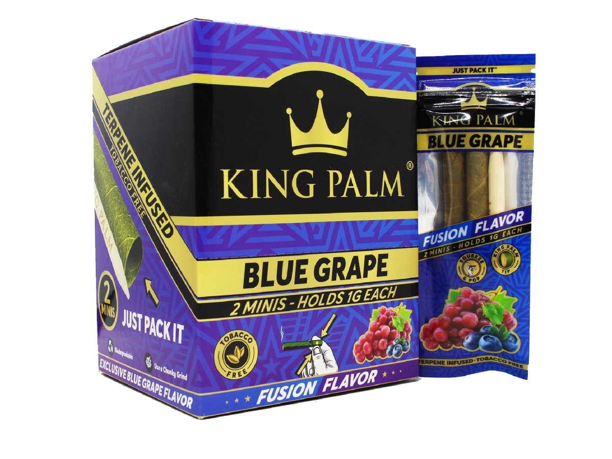 KING PALM 2 Mini Rolls Blue Grape - 20 Pack (Limited Edition) – VIR Wholesale