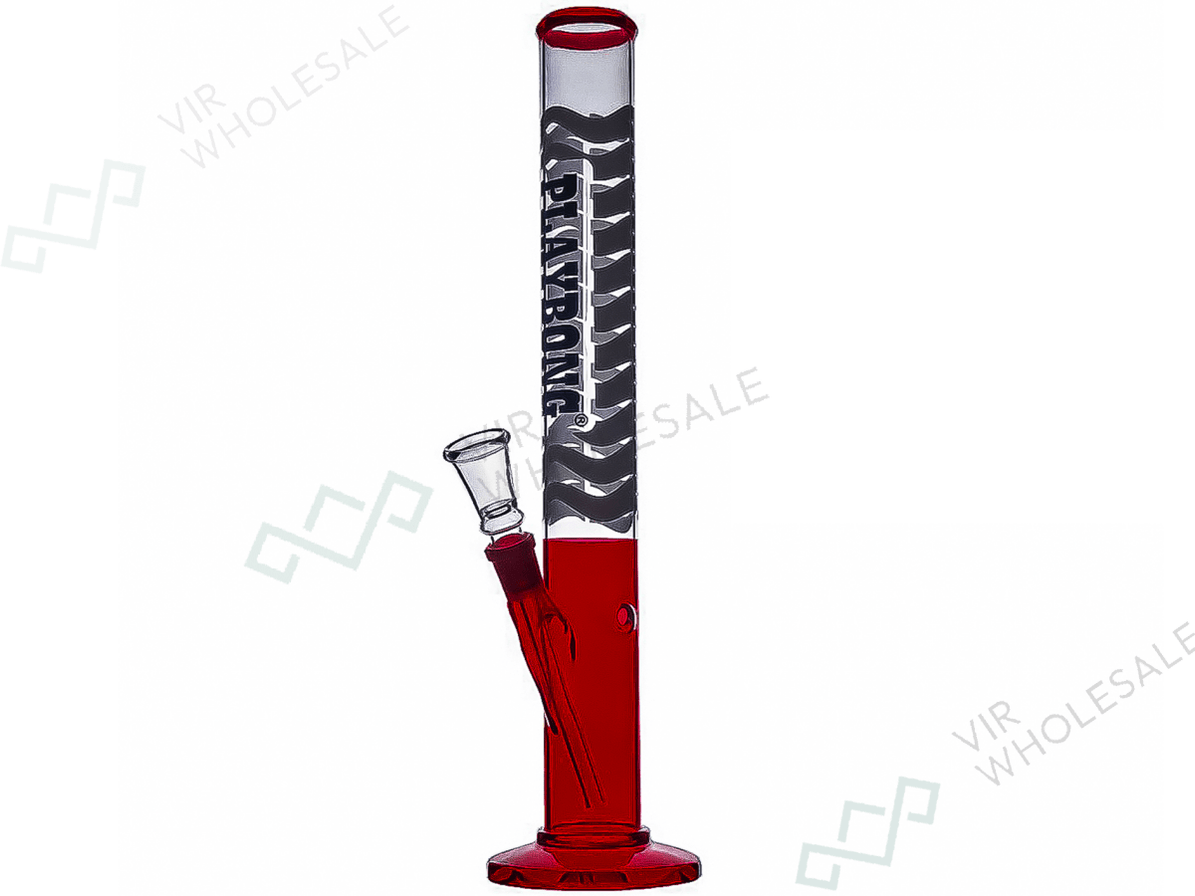 Bullet Sand Bong – 36 cm, 14.5 mm Joint, Ø 40 mm, Red & White Design ...