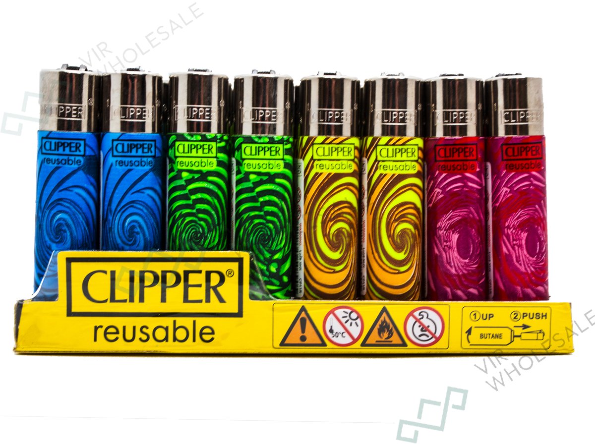 CLIPPER Lighters Printed 48's Various Designs - Printed Patterns — VIR ...