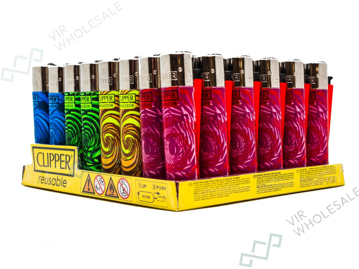 CLIPPER Lighters Printed 48's Various Designs - Printed Patterns — VIR ...