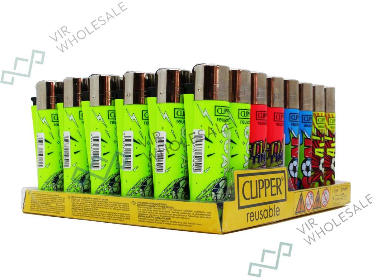 CLIPPER Lighters Printed 48's Various Designs - Victory Goals — VIR ...
