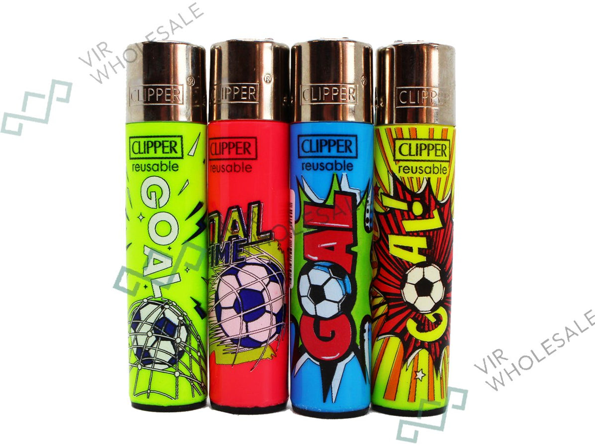 CLIPPER Lighters Printed 48's Various Designs - Victory Goals — VIR ...