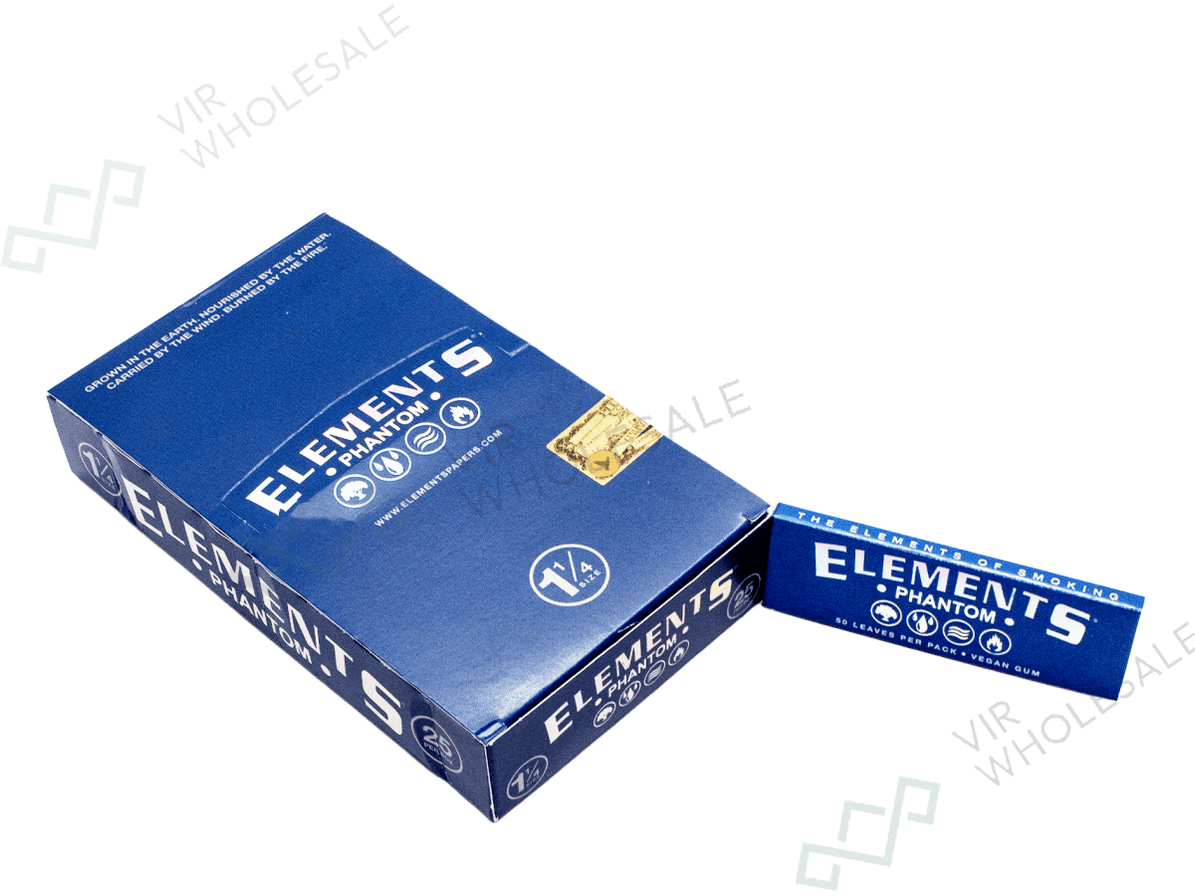 ELEMENTS ¼ Phantom Papers – Ultra Thin & Slow Burning (Thinnest Elemen ...