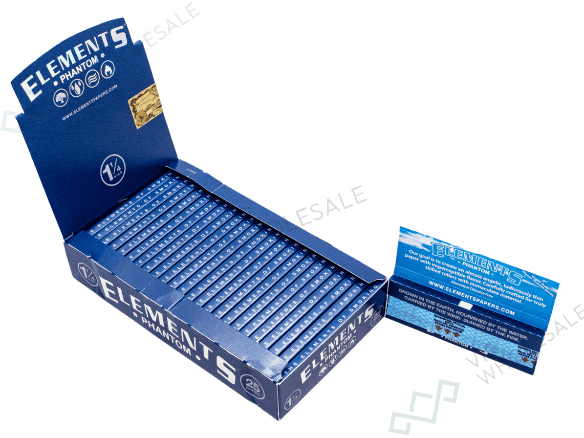 ELEMENTS ¼ Phantom Papers – Ultra Thin & Slow Burning (Thinnest Elemen ...