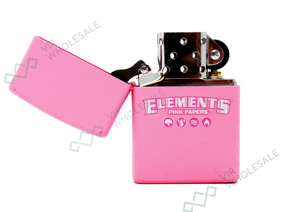 ELEMENTS Pink Zippo Lighter — VIR Wholesale