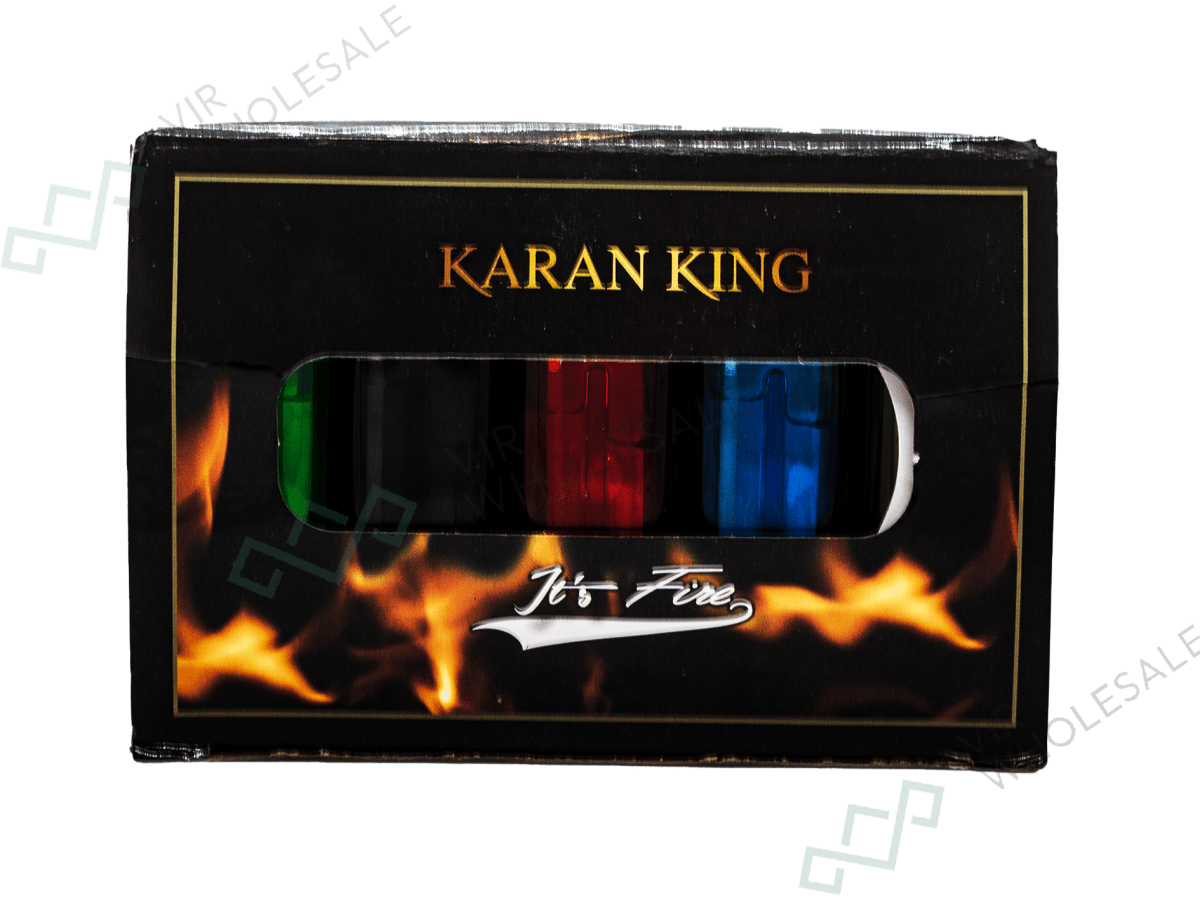 Karan King - Electronic Lighters, Translucent Colours - 50 Per Box — VIR Wholesale