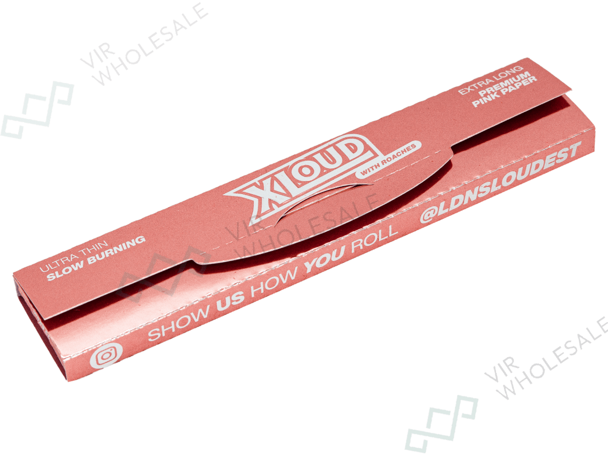 LOUD LDN | XLOUD Slow Burning Ultra Thin Extra Long Natural Rolling Pa ...
