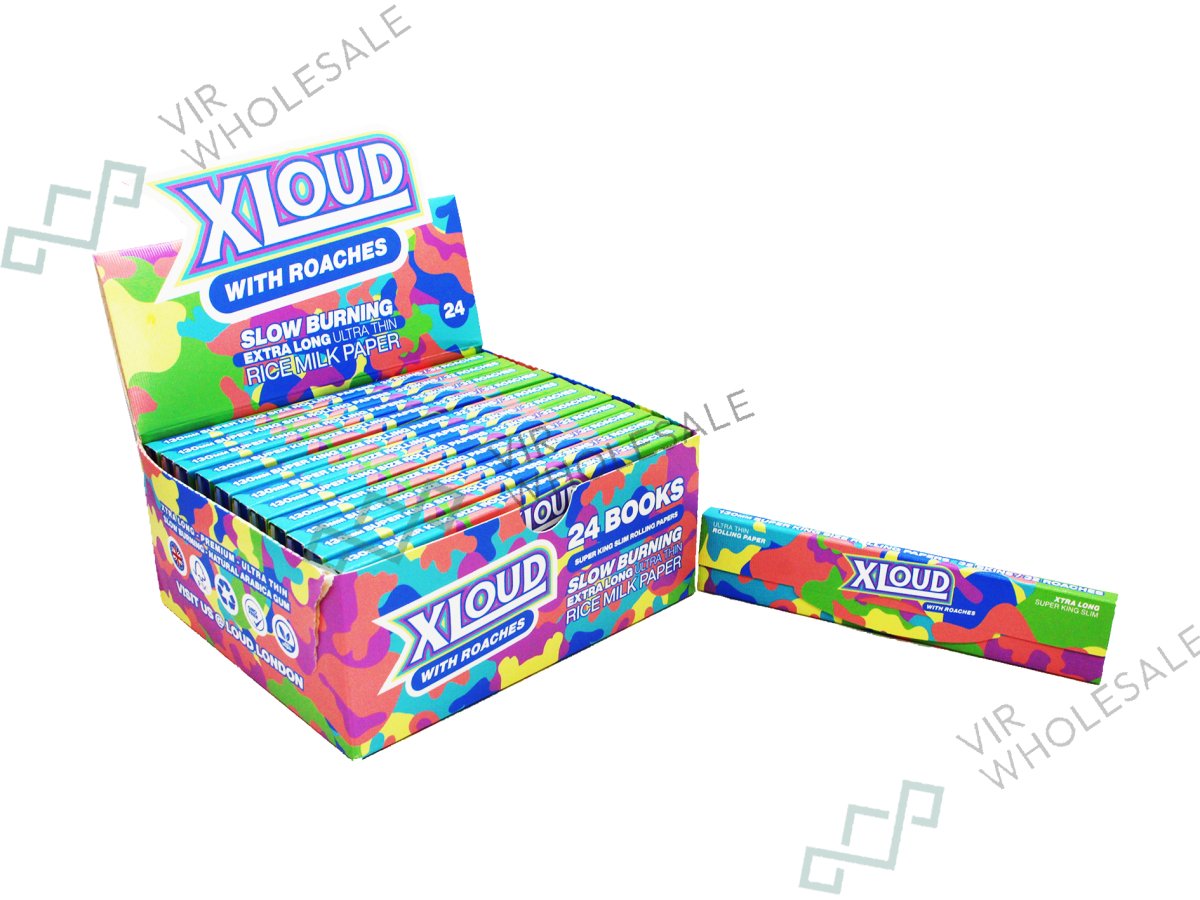 LOUD LDN | XLOUD Xtra Long Slow Burning Milk Rice Papers | Tips 24 Per ...