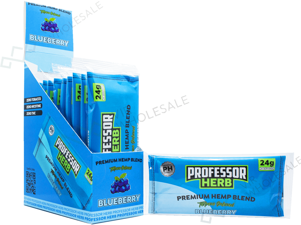 PROFESSOR HERB Premium Hemp Blend (24g) - Assorted Flavours - 10 Pouch ...