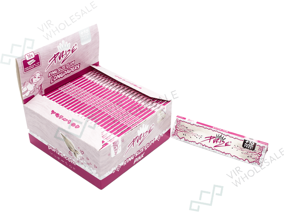 PURIZE® Long papers | KSS | Pink — VIR Wholesale