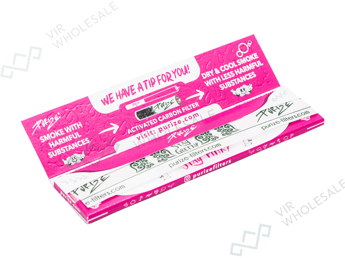 PURIZE® Long papers | KSS | Pink — VIR Wholesale