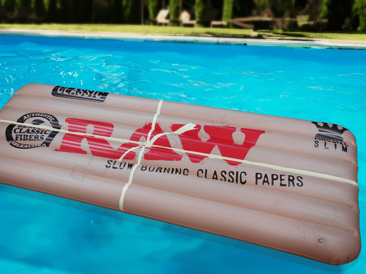 RAW Pack Floaty – Classic Design (6.2" x 2.6") — VIR Wholesale