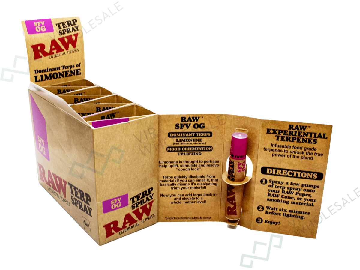 RAW Spray - 8 Per Pack - SFV OG — VIR Wholesale
