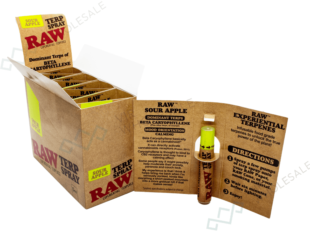RAW Spray - 8 Per Pack - Sour Apple — VIR Wholesale