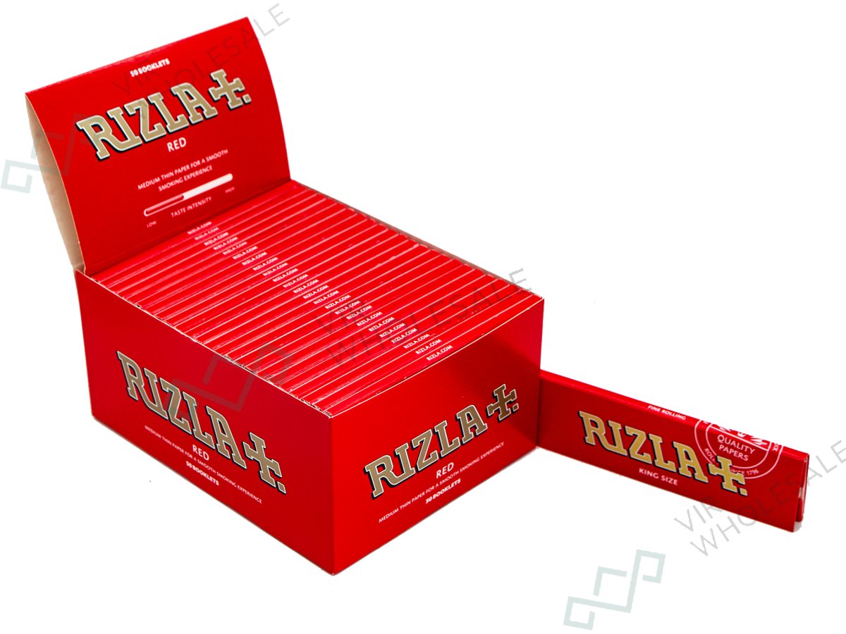 RIZLA RED STANDARD 100 BOOKLETS — VIR Wholesale