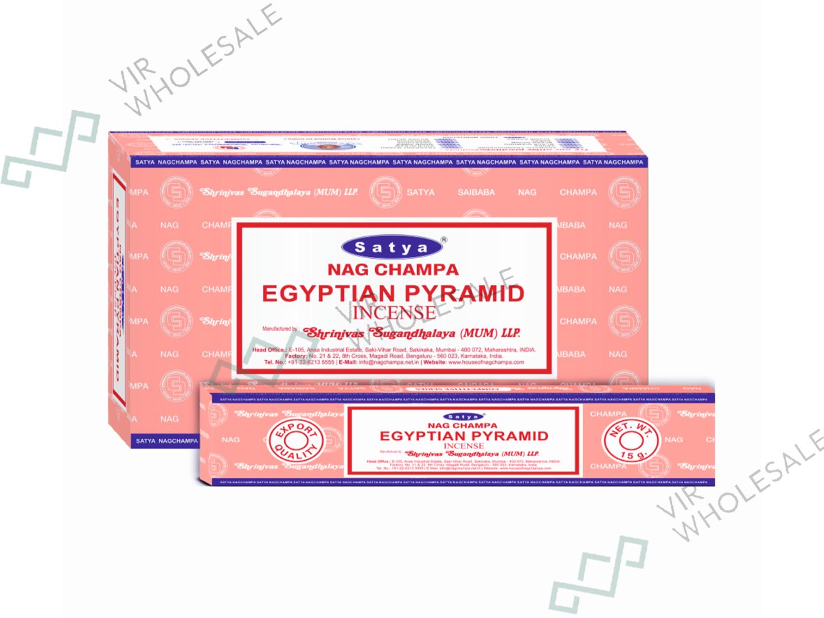 Satya Incense Sticks - Egyptian Pyramid — VIR Wholesale