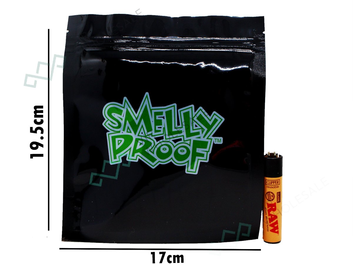 SMELLY PROOF CLEAR BAGS 9CM X 6CM SB2 — VIR Wholesale