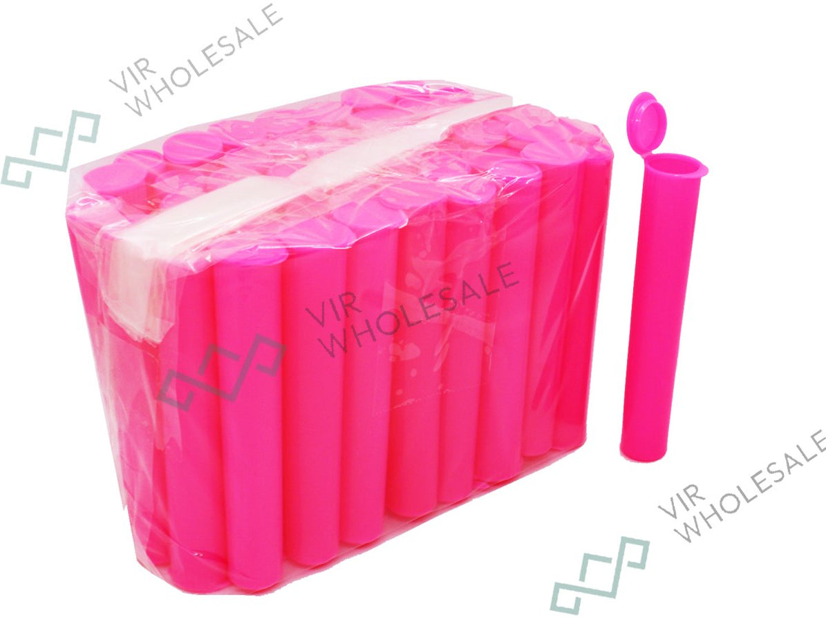 Translucent Pink Cone Tubes - 50 Pack — VIR Wholesale