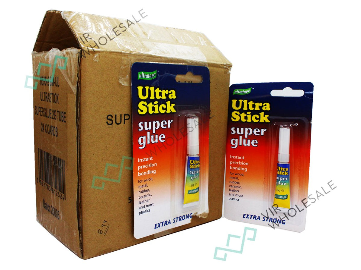 ULTRATAPE Ultra Stick Super Glue Extra Strong 2G - Case Of 24 — VIR ...