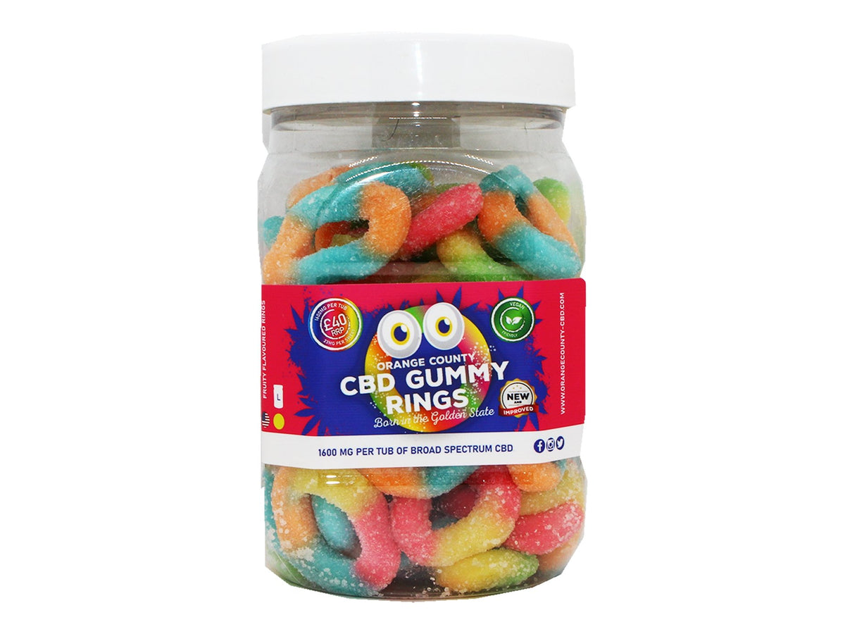 Orange County CBD Gummy Rings (Large) — VIR Wholesale