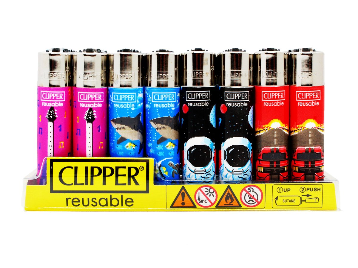 CLIPPER Lighters Printed 48's Various Designs - Next Screen — VIR Wholesale