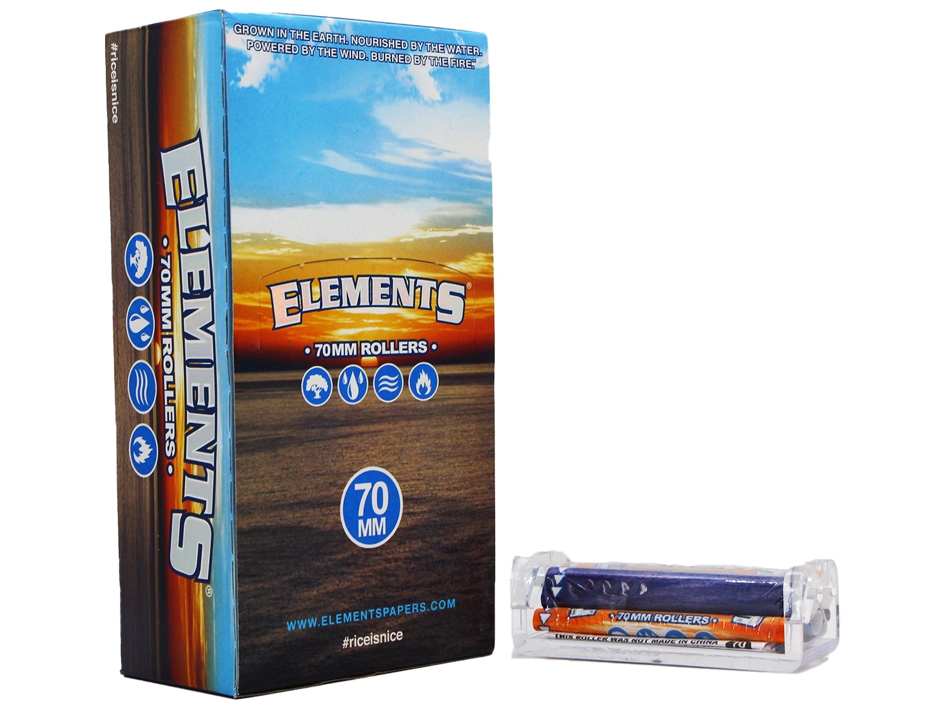 ELEMENTS 70mm King Size Cone Rolling Machine – VIR Wholesale