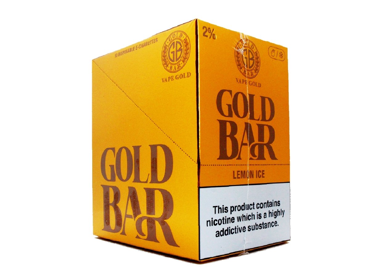 Gold Bar Disposable Vape - 10 Per Box – VIR Wholesale
