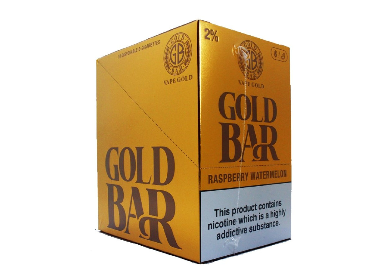 Gold Bar Disposable Vape - 10 Per Box — VIR Wholesale