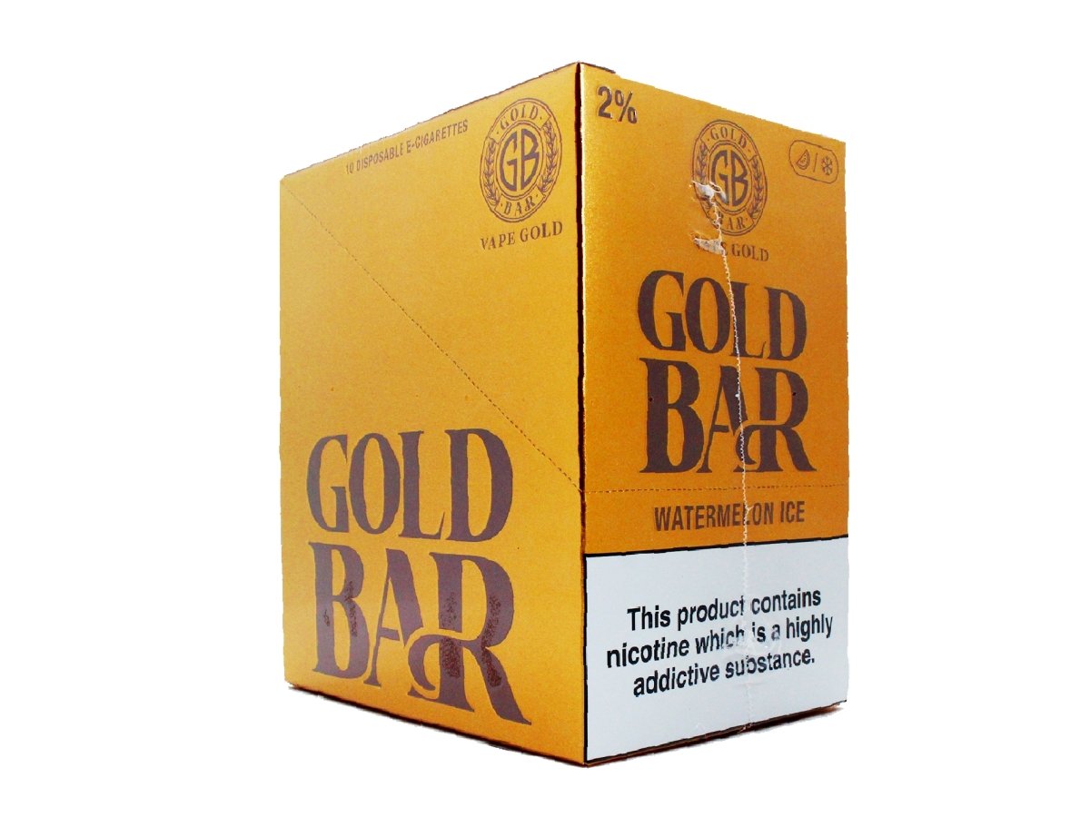Gold Bar Disposable Vape - 10 Per Box – VIR Wholesale
