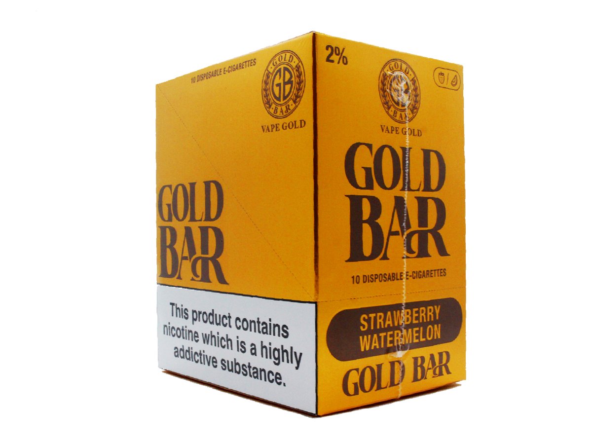 Gold Bar Disposable Vape - 10 Per Box – VIR Wholesale