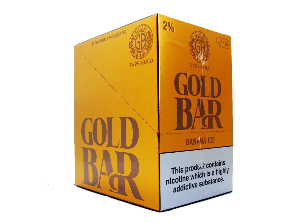 Gold Bar Disposable Vape - 10 Per Box – VIR Wholesale