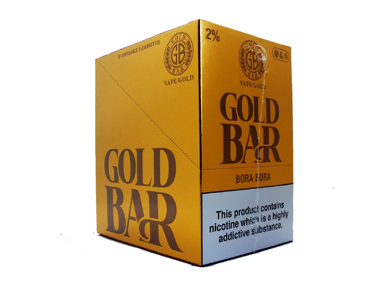 Gold Bar Disposable Vape - 10 Per Box — VIR Wholesale