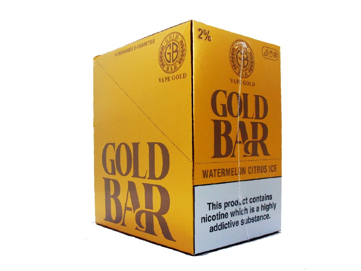 Gold Bar Disposable Vape - 10 Per Box – VIR Wholesale