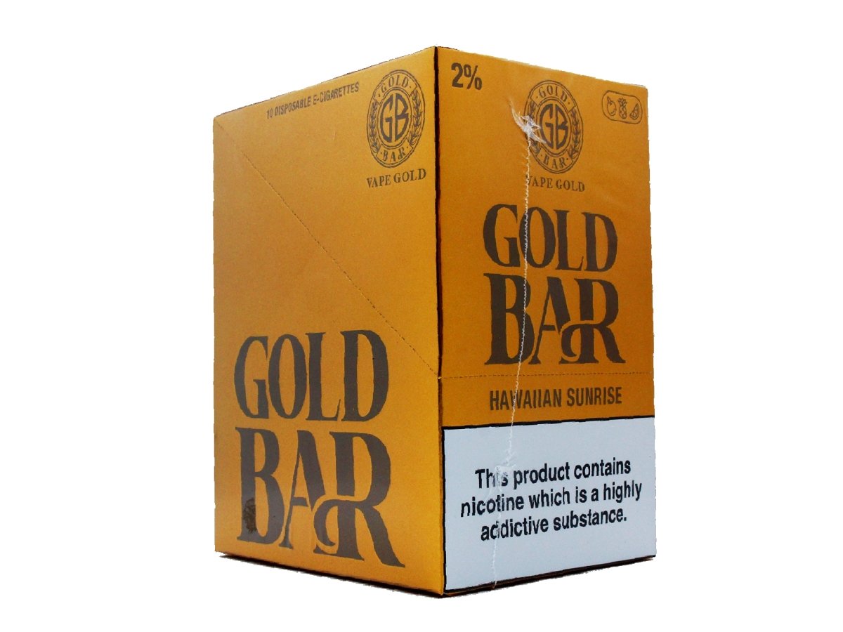 Gold Bar Disposable Vape - 10 Per Box – VIR Wholesale