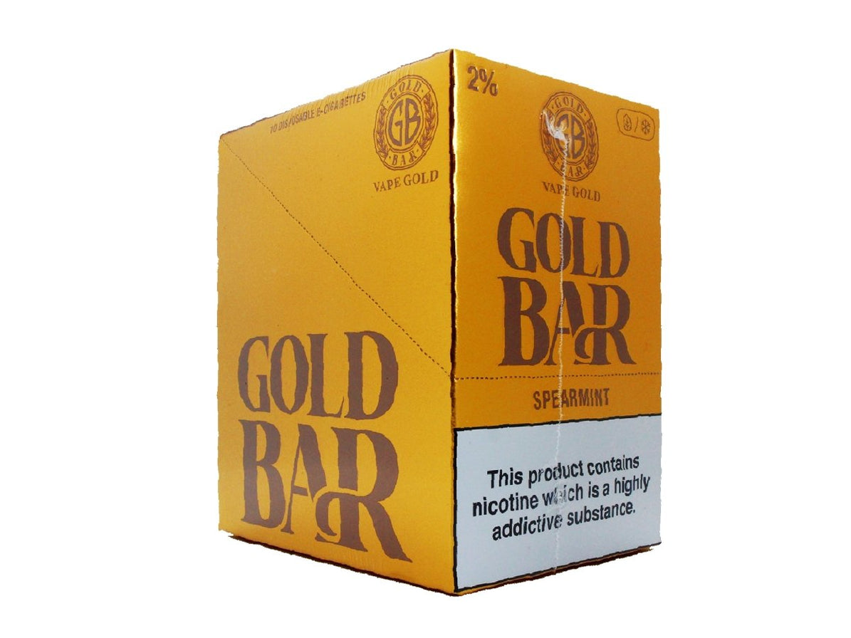 Gold Bar Disposable Vape - 10 Per Box — VIR Wholesale