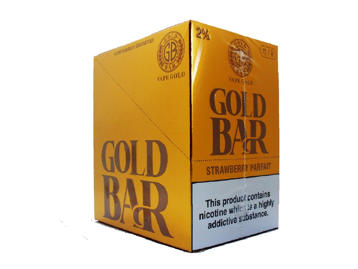 Gold Bar Disposable Vape - 10 Per Box – VIR Wholesale