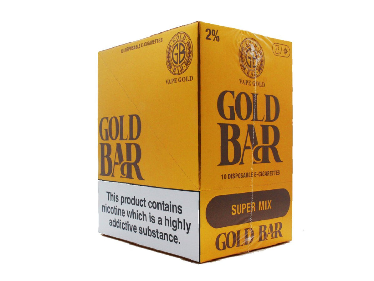 Gold Bar Disposable Vape - 10 Per Box — VIR Wholesale