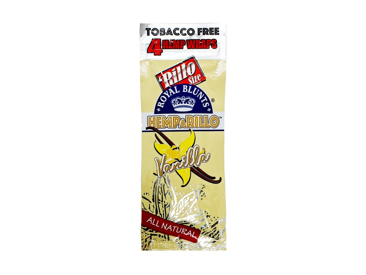 HEMP A RILLO Royal Blunt Vanilla 15 Per Box - 4 Per Pack — VIR Wholesale