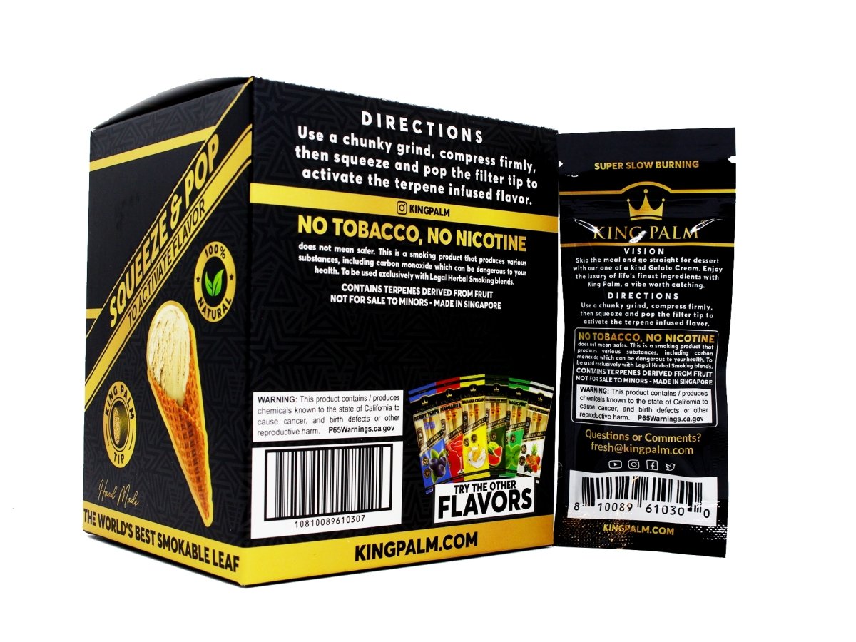 King Palm Wraps – Rollie – Gelato Cream – VIR Wholesale
