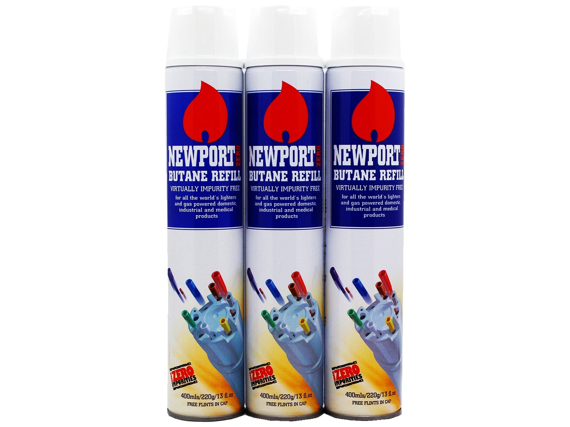 NEWPORT Butane Lighter Gas 400ML – VIR Wholesale