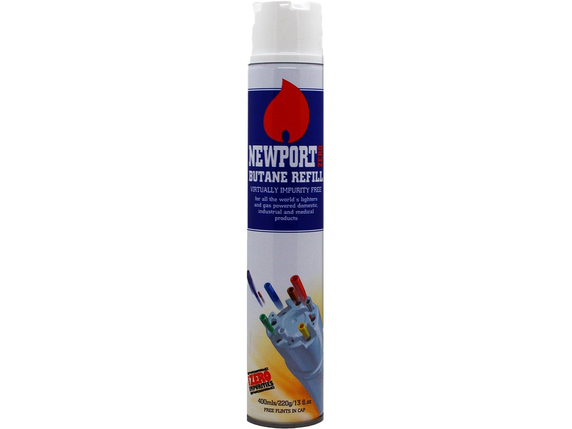 NEWPORT Butane Lighter Gas 400ML — VIR Wholesale