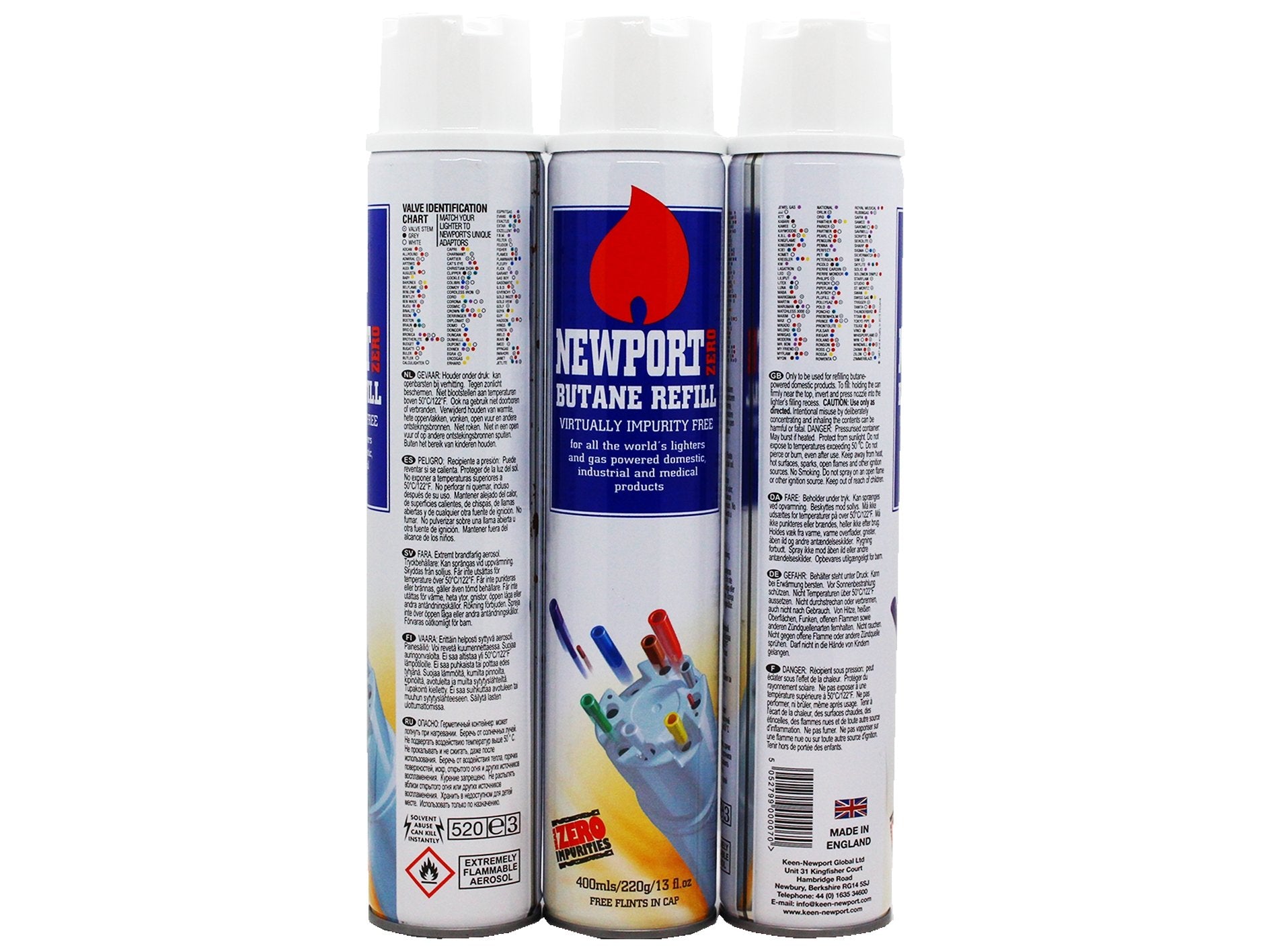 NEWPORT Butane Lighter Gas 400ML – VIR Wholesale