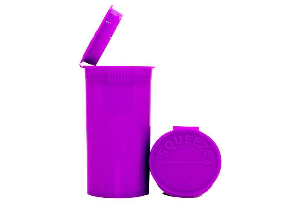 Top Pops Pop Top Vials Opaque Black DRAM Pop Top Containers Child ...