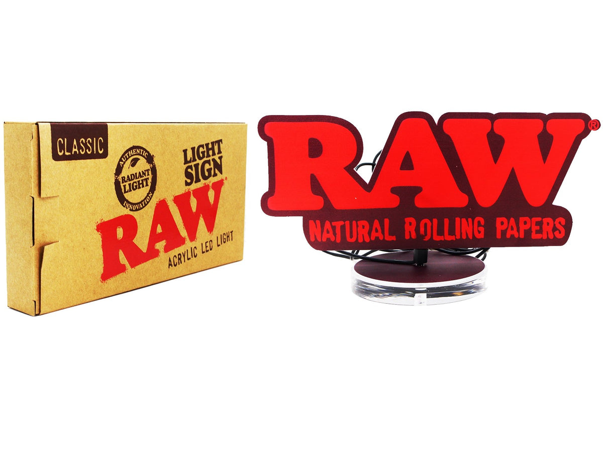 RAW Acrylic LED USB Light Sign — VIR Wholesale