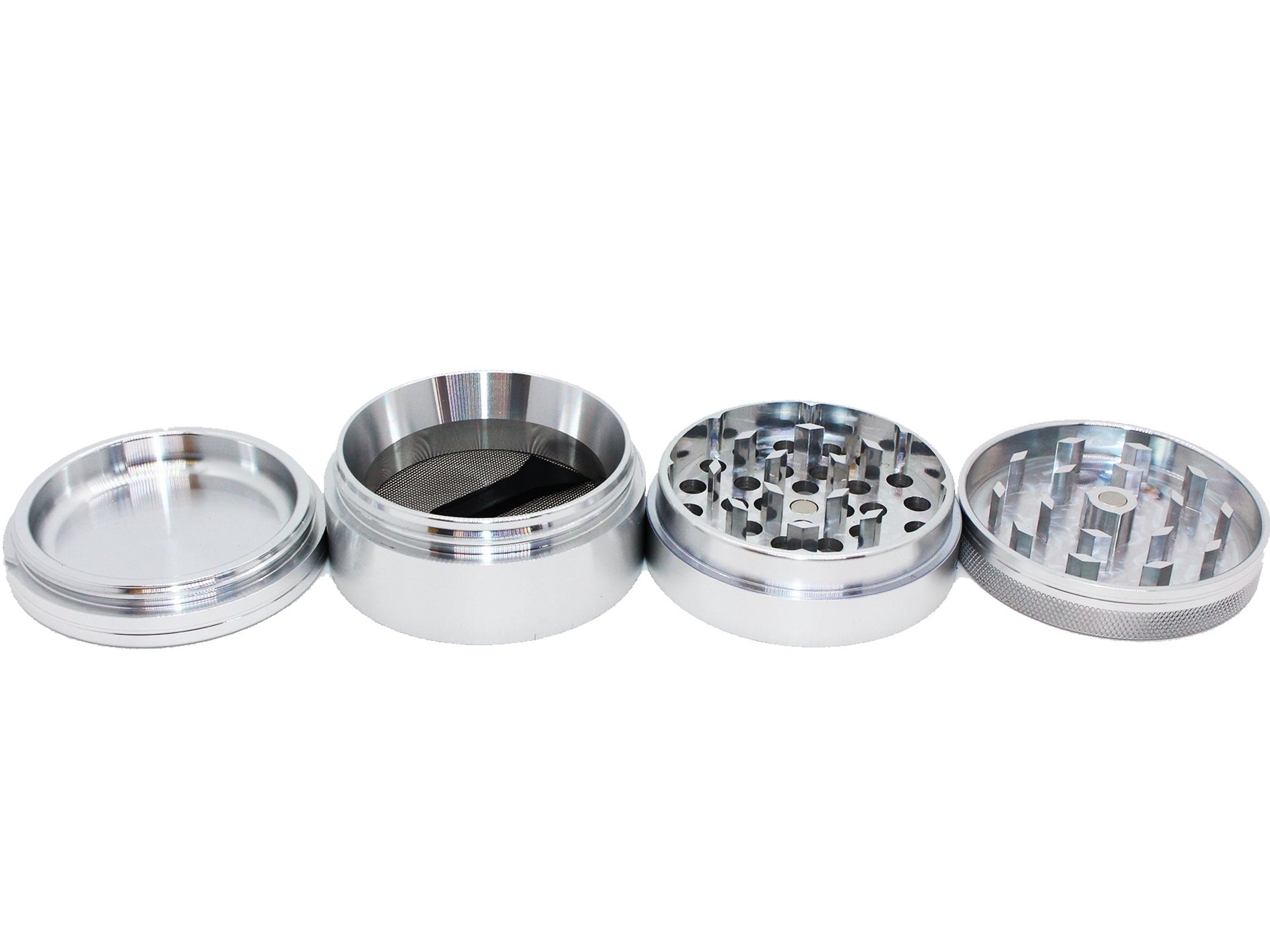 RAW Aluminium 4 Part Grinder 56mm — VIR Wholesale