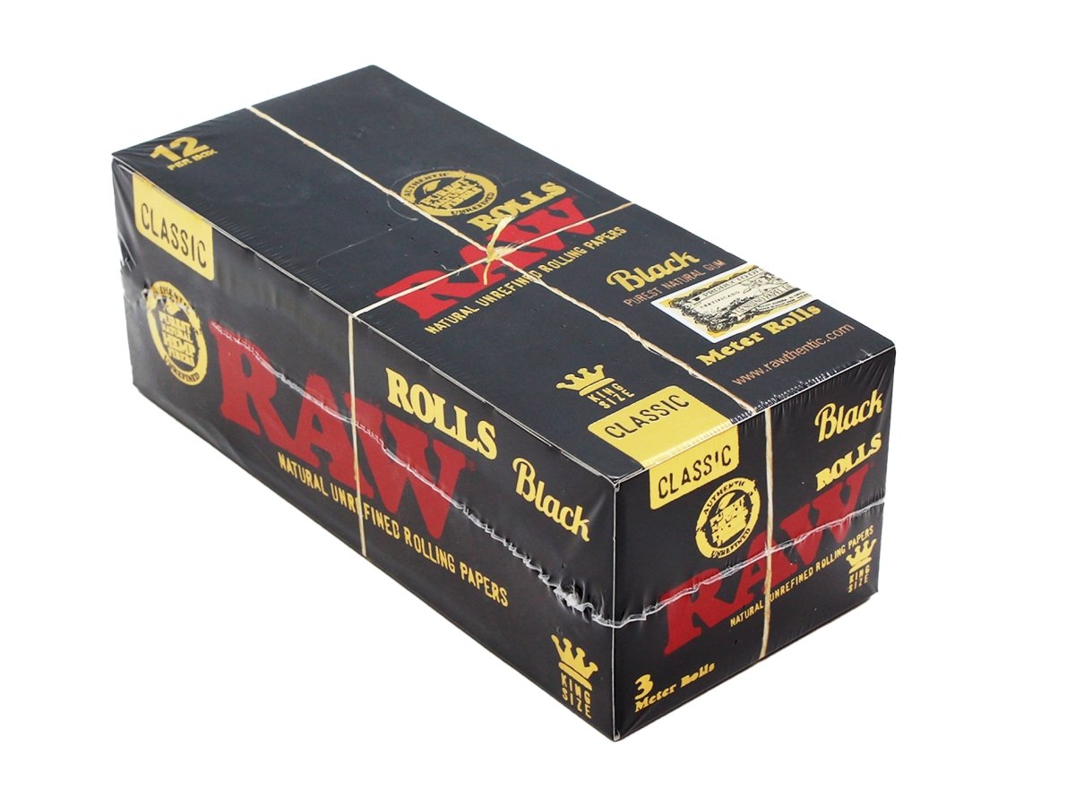 RAW Black Rolls - 3M - King Size – VIR Wholesale