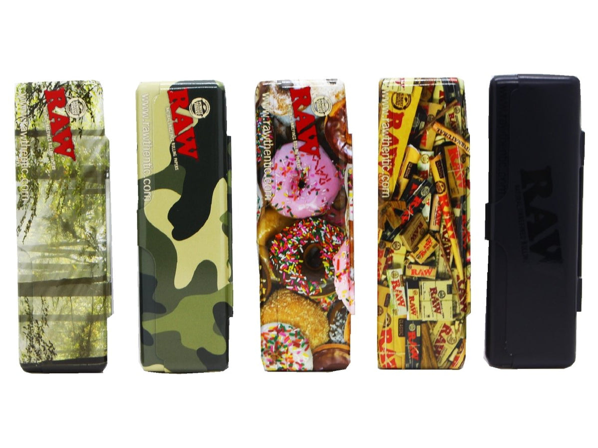 RAW Metal Tin Paper Case- 5 Assorted Designs- - 30 Per Box — VIR Wholesale