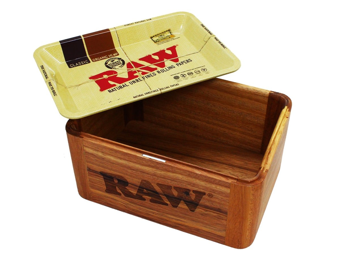 RAW Mini Cache Box With Tray Lid — VIR Wholesale