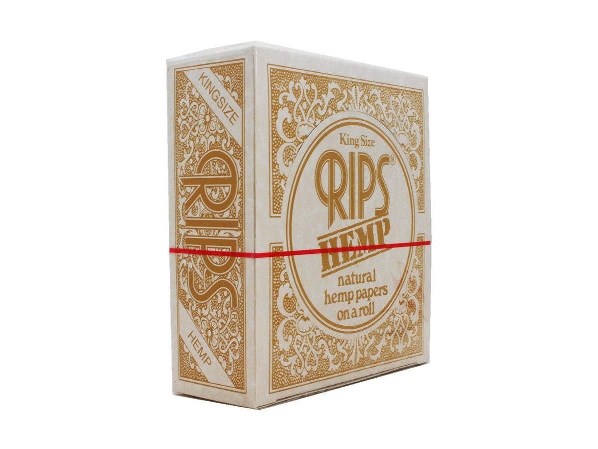 RIPS Hemp King Size Paper Rolls 24 Per Box — VIR Wholesale
