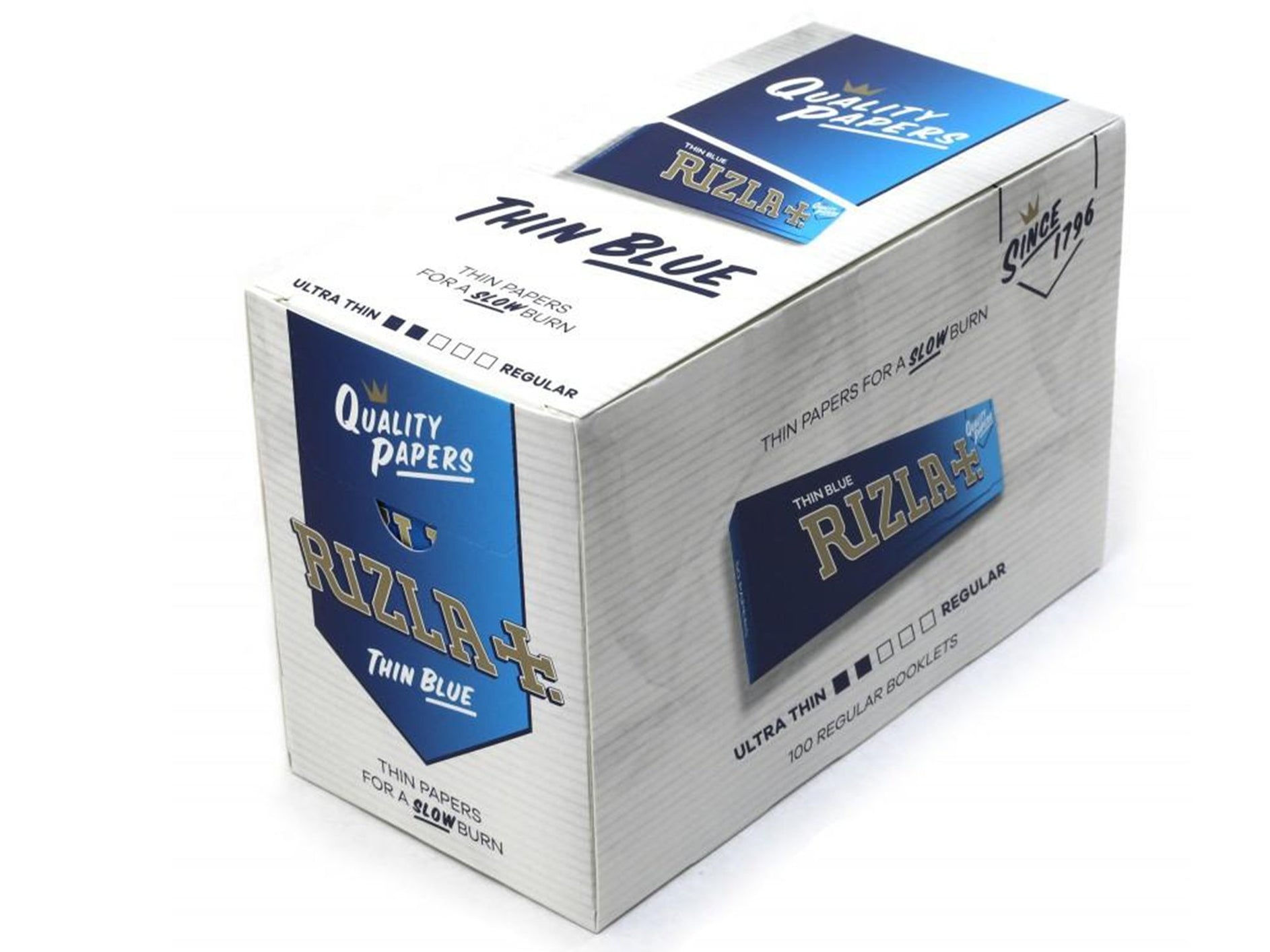 RIZLA Blue Standard 100 Booklets Per Box — VIR Wholesale